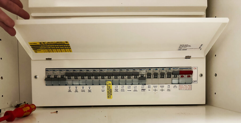 Consumer Unit Replacement – Patron Electrical – London Electrical Design and Installation